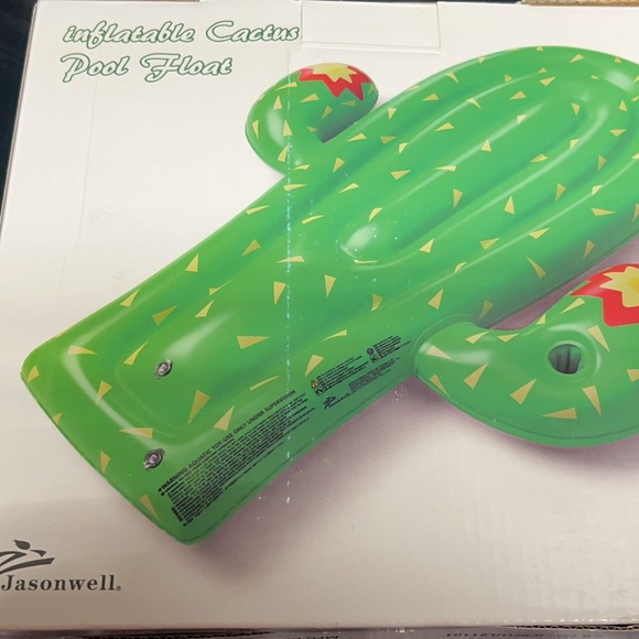 Other | Inflatable Green Jumbo Cactus Shaped Pool Float | Poshmark